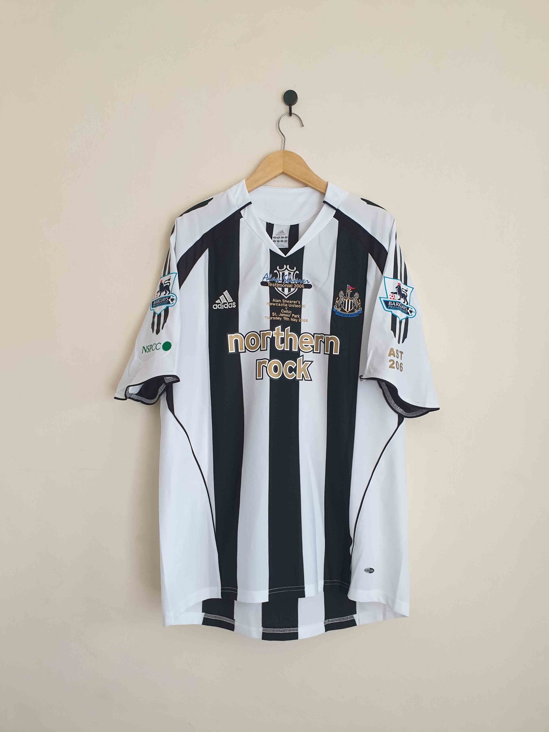 2006 Newcastle ‘Alan Shearer Testimonial’ Home Shirt – classicretrokit