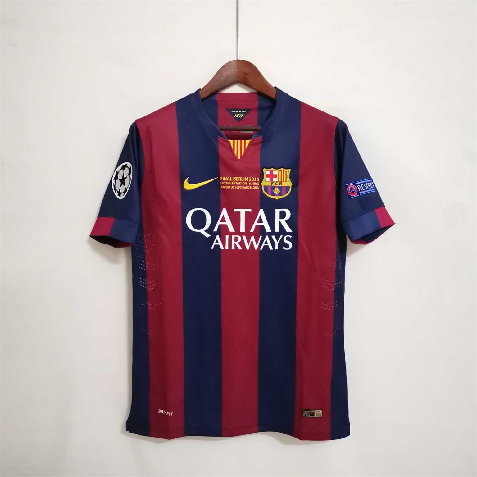 Barcelona Home 2015 Champions League Final Edition – classicretrokit