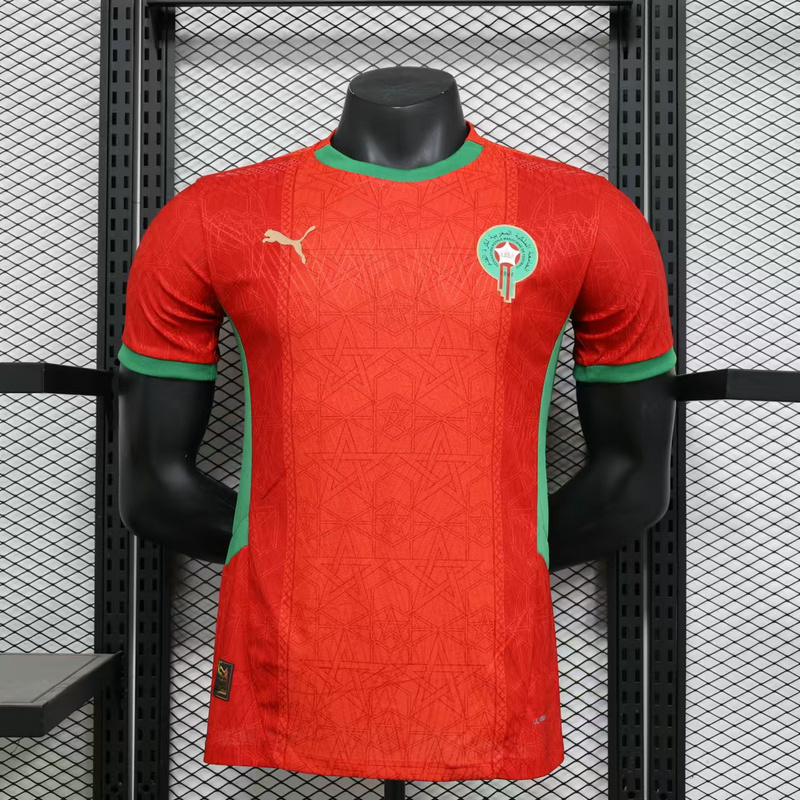 Player Version Morocco Home Jersey 2025 – classicretrokit