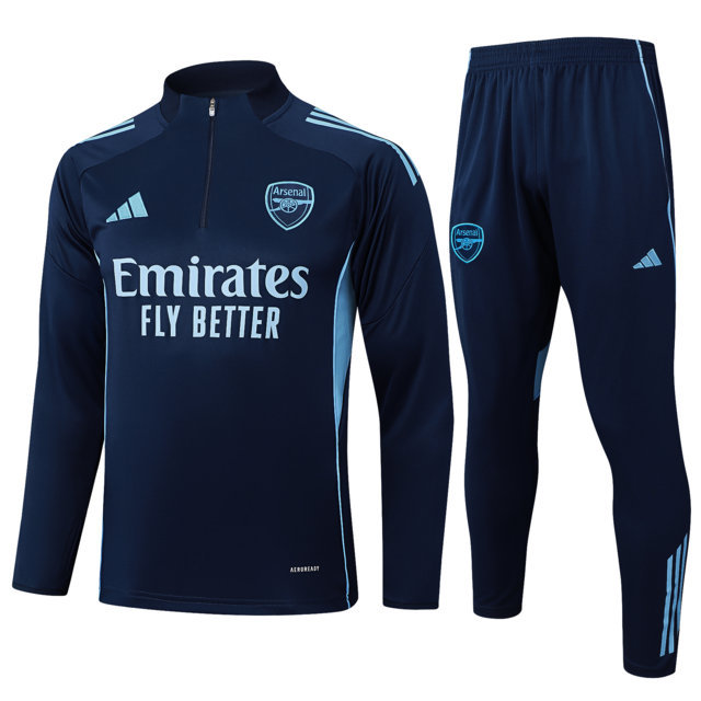 Arsenal Tracksuit Navy 2025 (AR7402) – classicretrokit