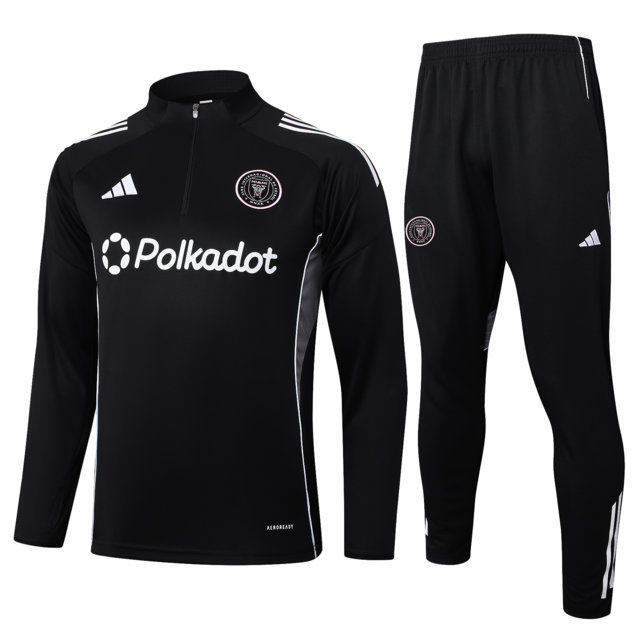 Inter Miami Tracksuit Black 2025 (TR5887) – classicretrokit
