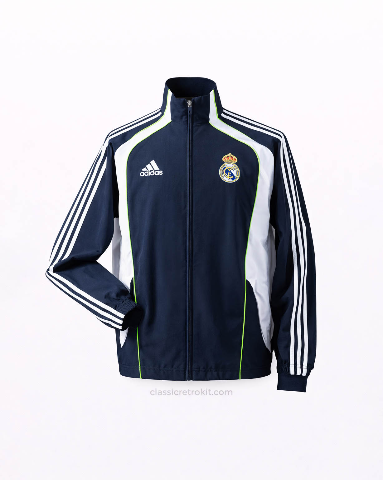 Real Madrid CF 2025–2026 Windbreaker – Navy Blue & White – classicretrokit