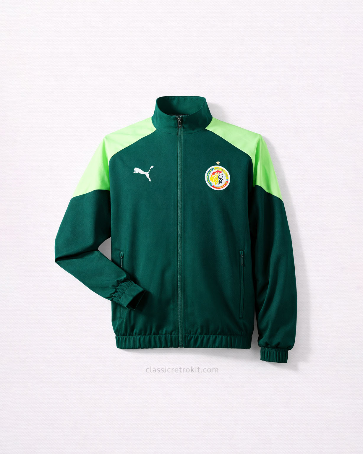 Senegal 2026 Windbreaker Green – classicretrokit