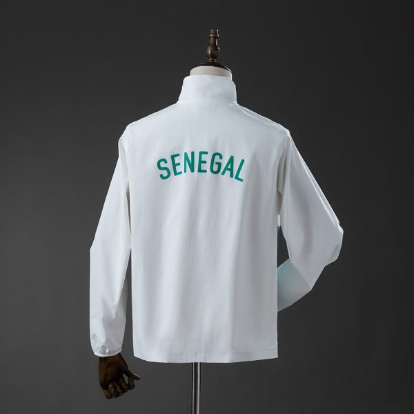 Senegal 2026 Windbreaker White – classicretrokit
