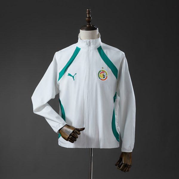 Senegal 2026 Windbreaker White – classicretrokit